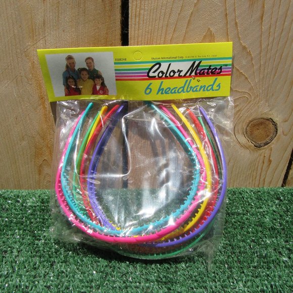 Hair | Nos Brand New Color Mates Package Of 6 Multicolor Plastic ...